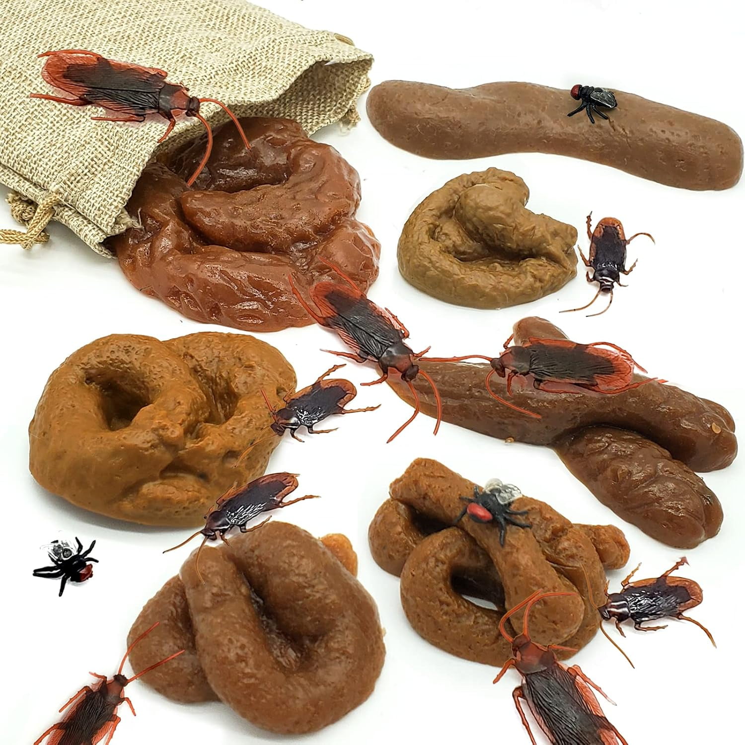 25 Pieces of Fake Poop Realistic Fake Feces Novel Fake Dog Poop ...