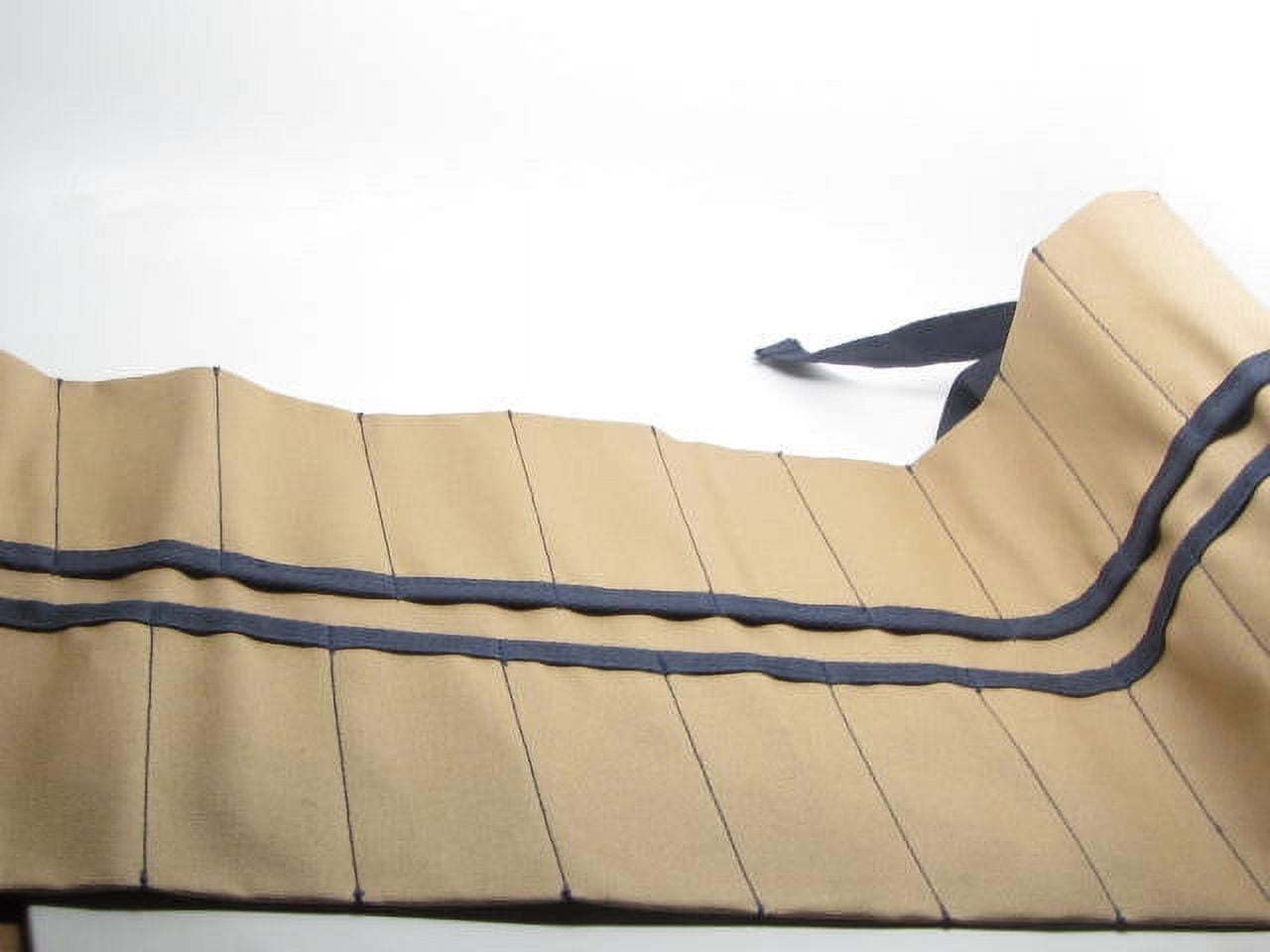 25 Pocket Deluxe Canvas Tool Roll - Walmart.com