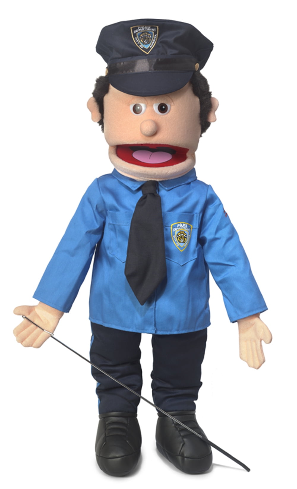 Free Shipping! 25" Policeman, Peach Male, Full Body, Ventriloquist ...