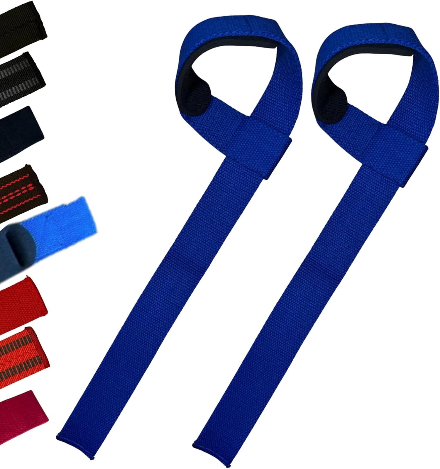 25" Powerlifting Straps (Pair) - Dominate Deadlifts with Heavy Duty ...