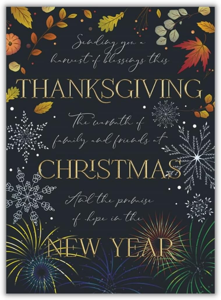25 Premium Thanksgiving Cards - Thanksgiving, Christmas, New Years ...