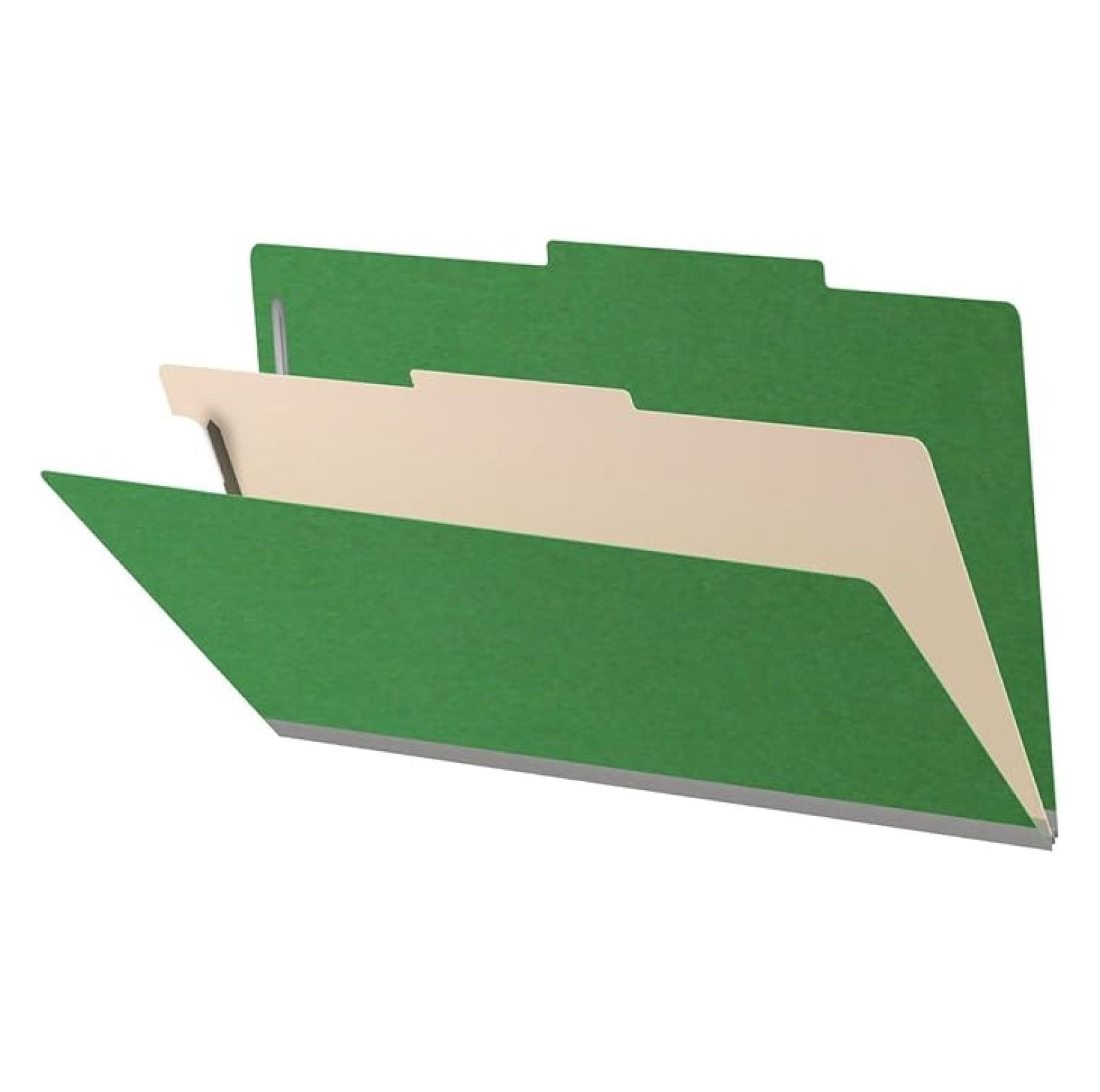 25 Pt. Pressboard Classification Folders, 2/5 Cut ROC Top Tab, Legal ...