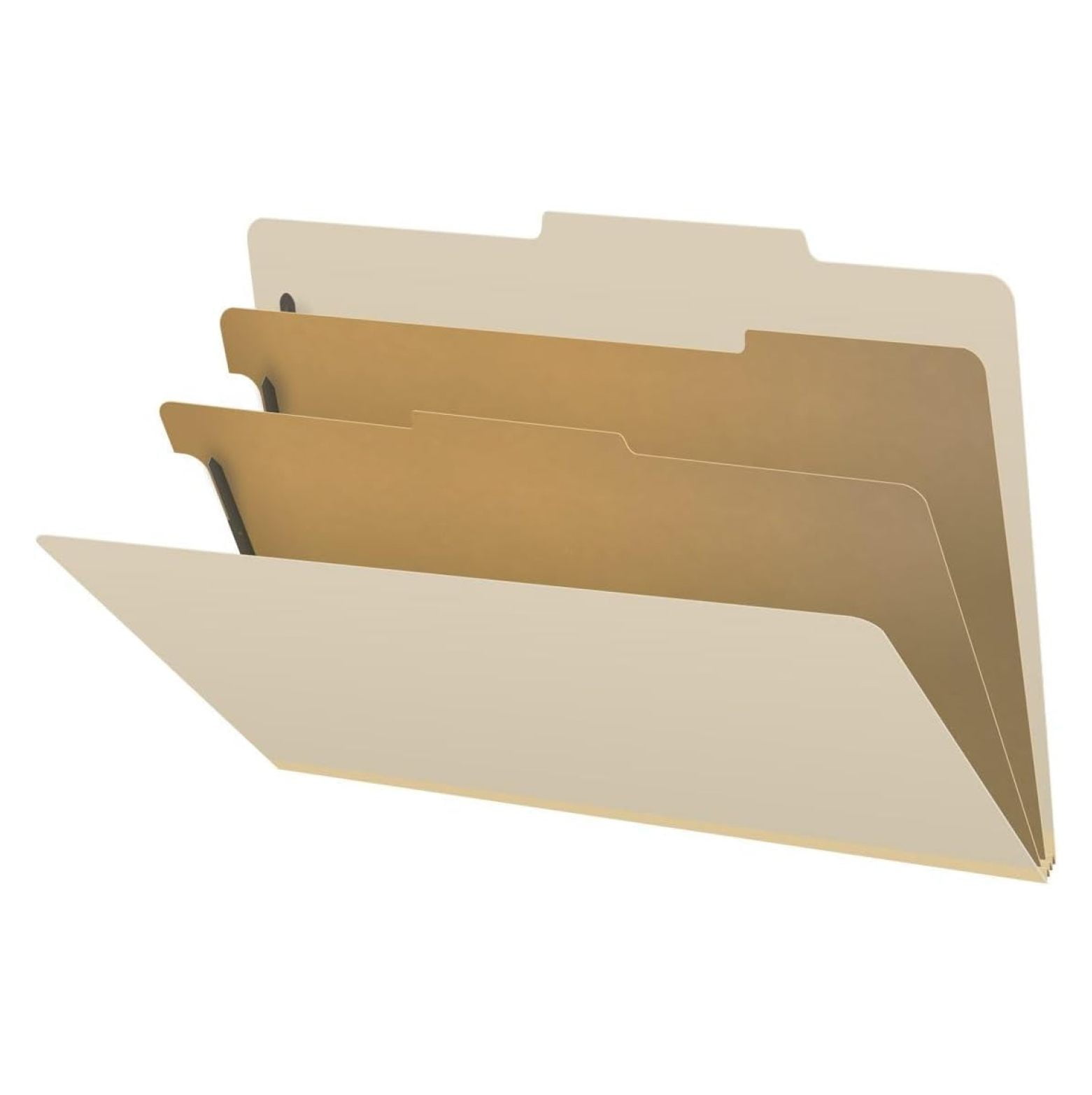 25 Pt. Pressboard Classification Folders, 2/5 Cut ROC Top Tab, Legal ...