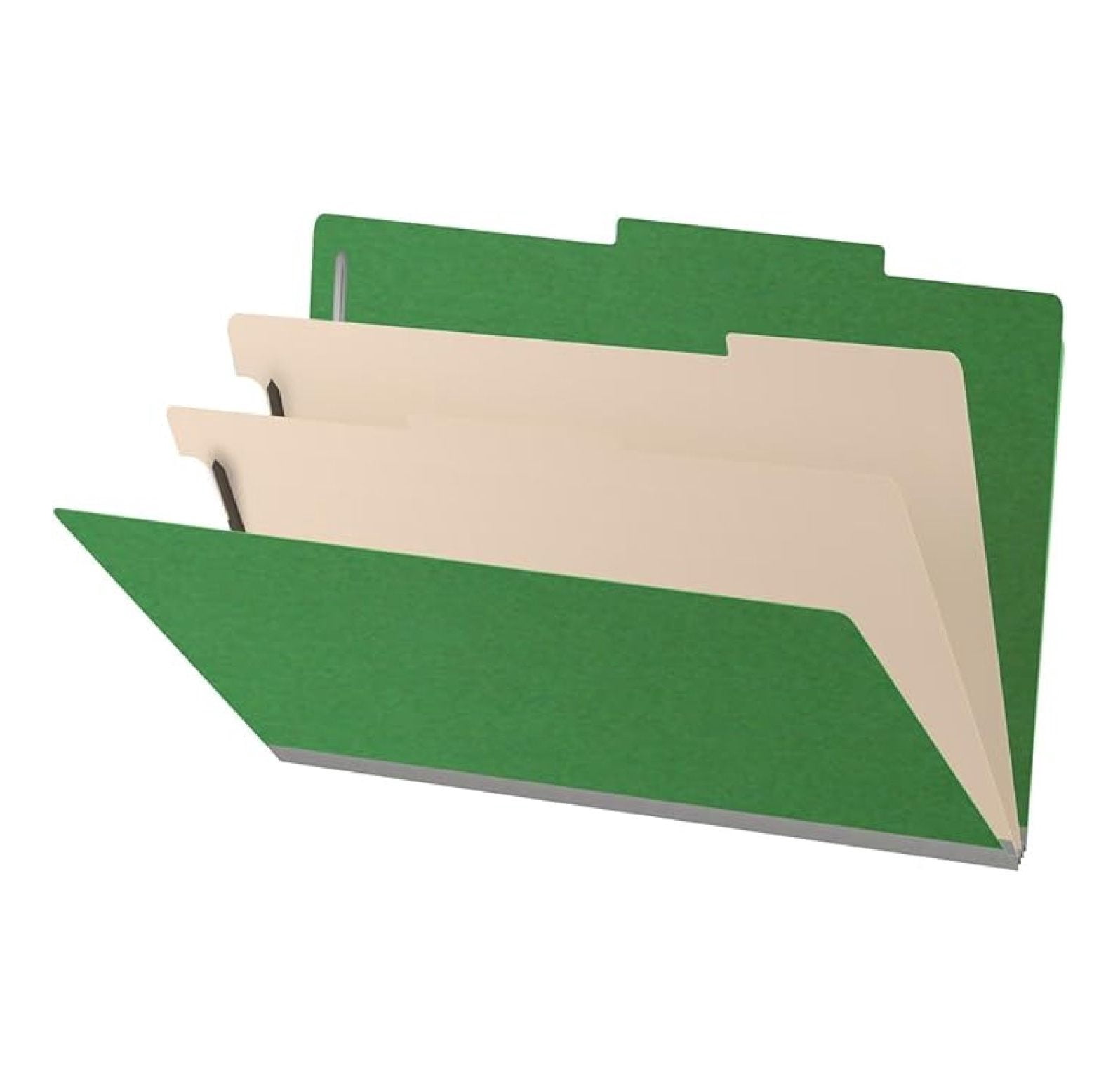 25 Pt. Pressboard Classification Folders, 2/5 Cut ROC Top Tab, Legal ...