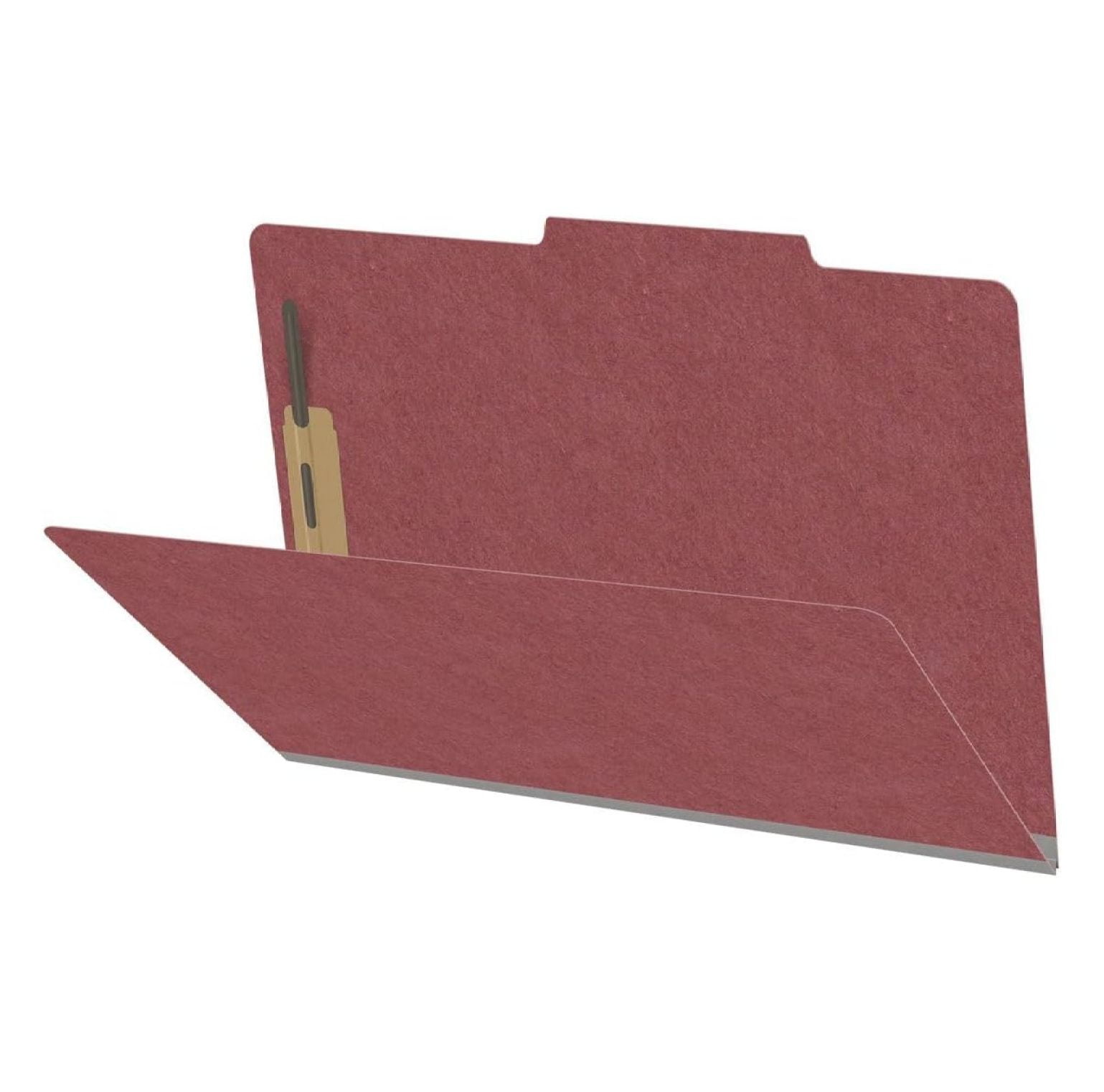 25 Pt. Pressboard Classification Folders, 2/5 Cut ROC Top Tab, Legal ...