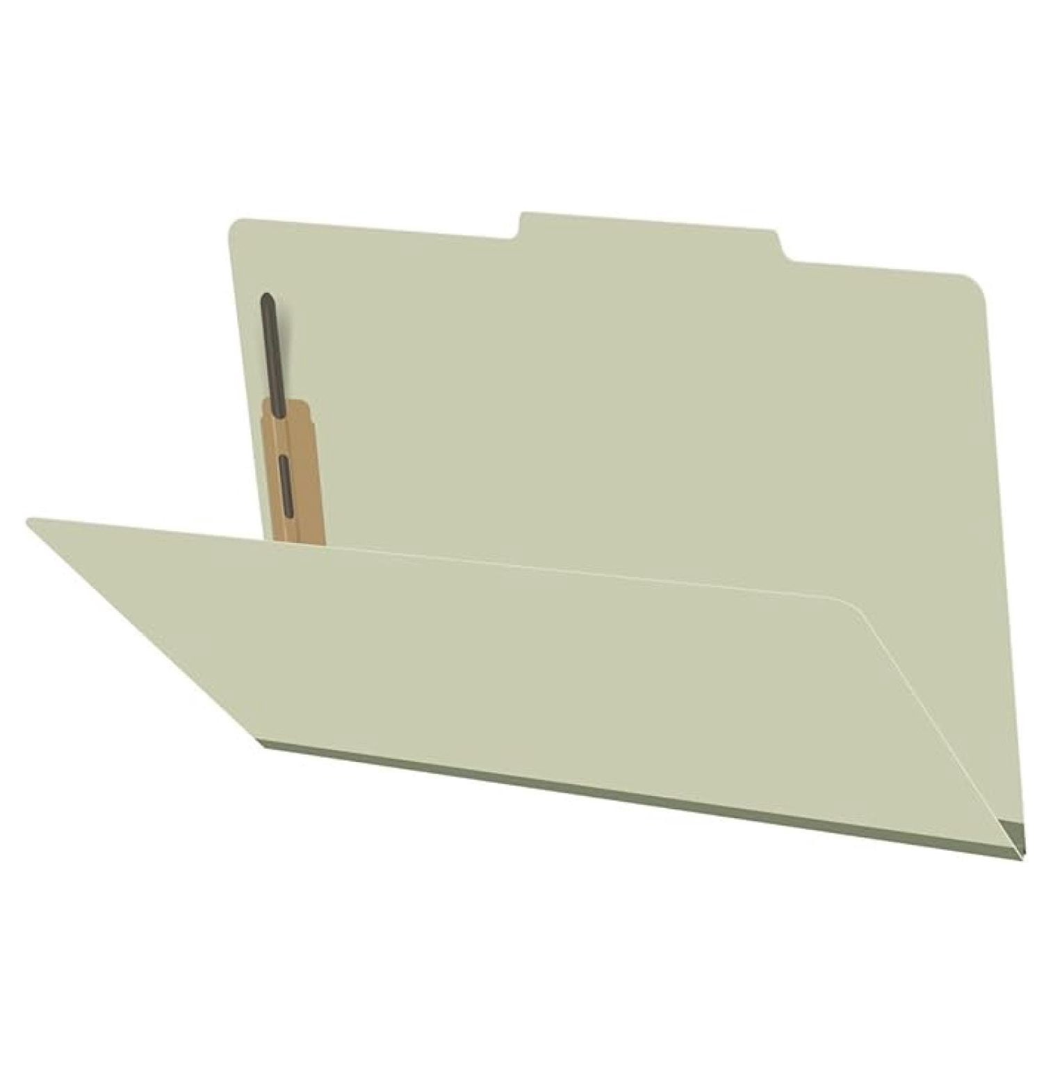 25 Pt. Pressboard Classification Folders, 2/5 Cut ROC Top Tab, Legal ...