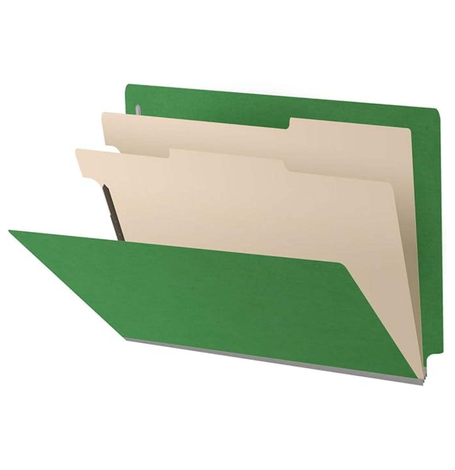 25 Pt. Pressboard Classification Folders, Full Cut End Tab, Letter Size ...