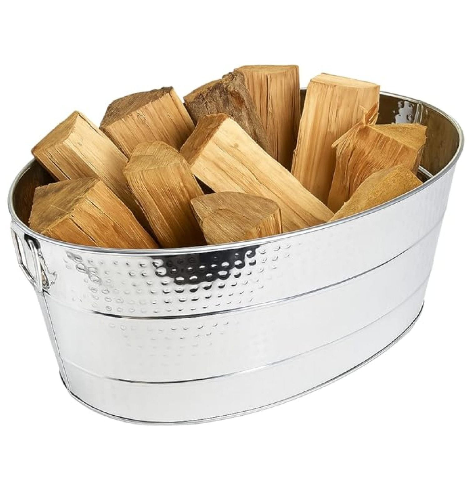 25-Quart Tub for Firewood Storage Rack Log Holder - Heavy-Duty Portable ...