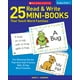 25 Read & Write Mini-Books : That Teach Word Families (Paperback ...