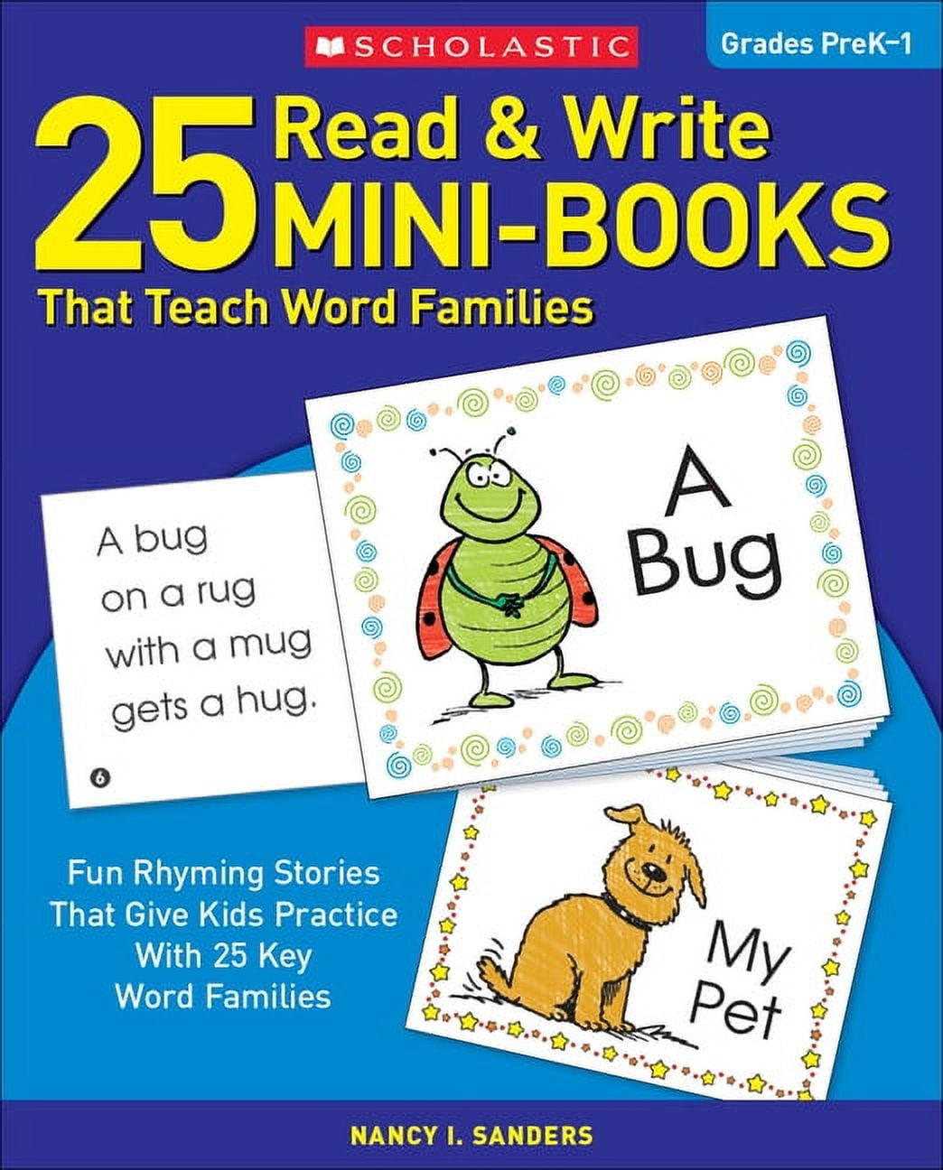 25 Read & Write Mini-Books: That Teach Word Families, (Paperback ...