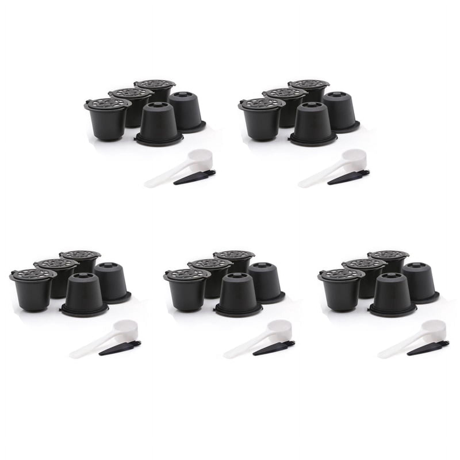 25 Reusable Capsules Refillable Coffee Capsule Filter with Coffee ...