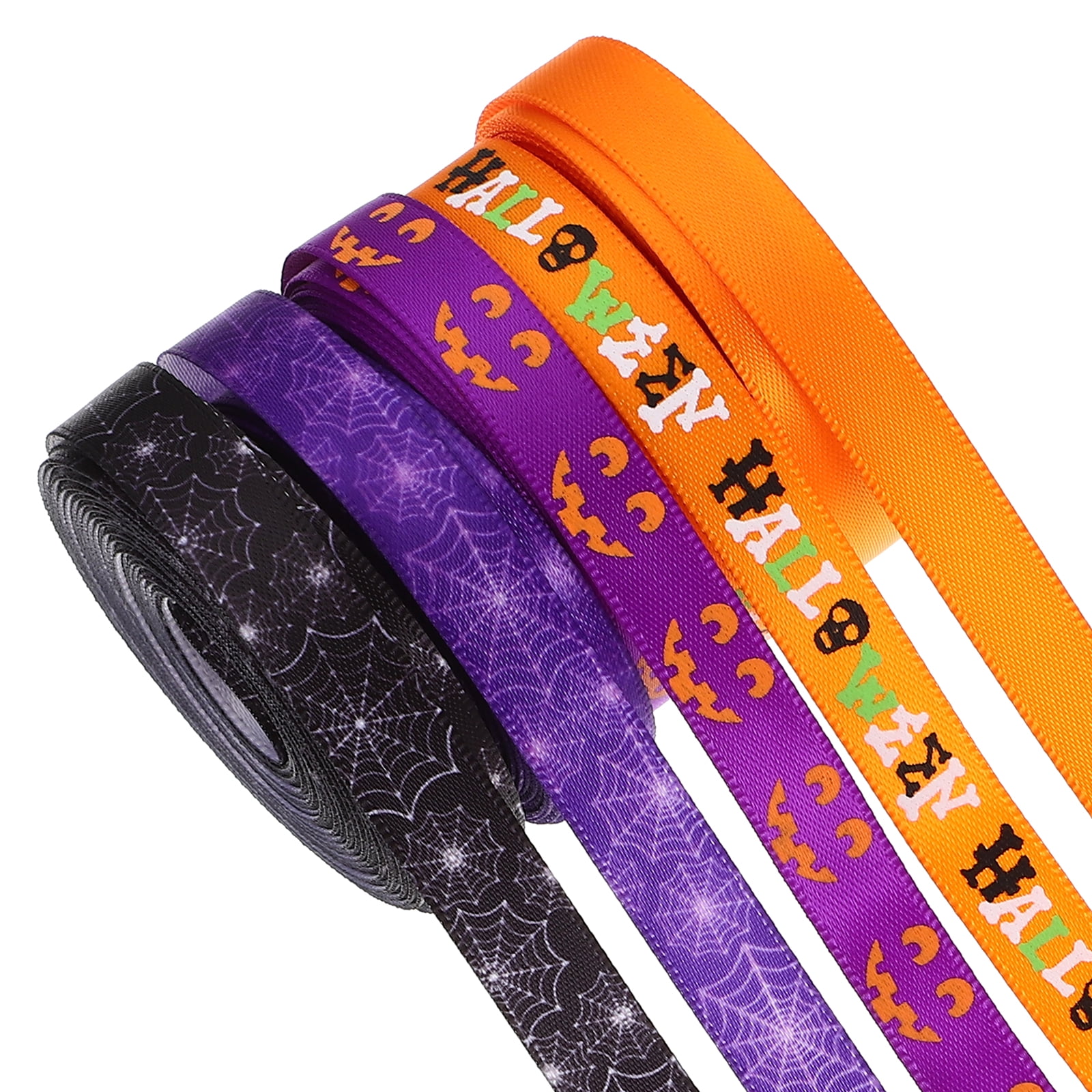 25 Rolls Halloween Ribbon Wedding Decorations Themed Design Party ...