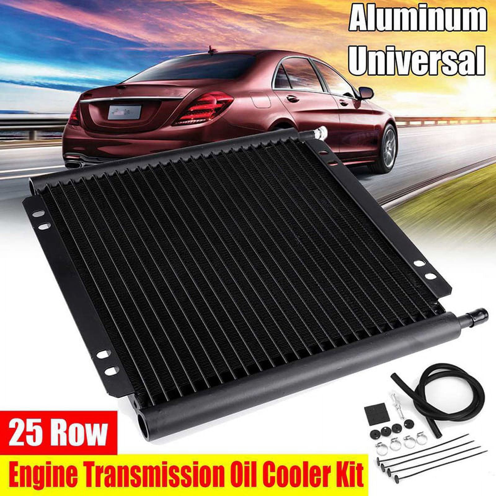 25 Row Universal Aluminum Transmission Automatic Stacked Plate Radiator ...