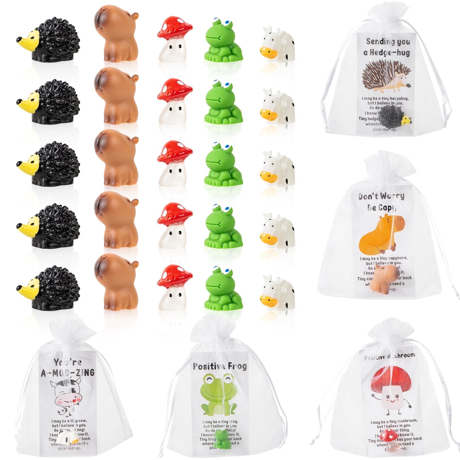 Animal Pun Note Cards, Employee Appreciation Gifts Bulk, 25 Set Funny ...