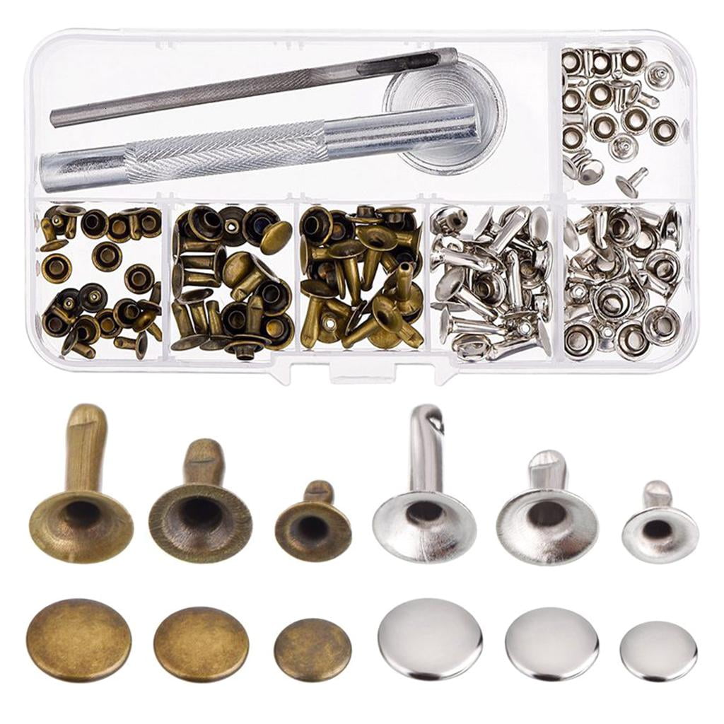 25 Kit Canvas Snap Set 100 Pcs 15mm Stainless Steel Snap Button Press ...