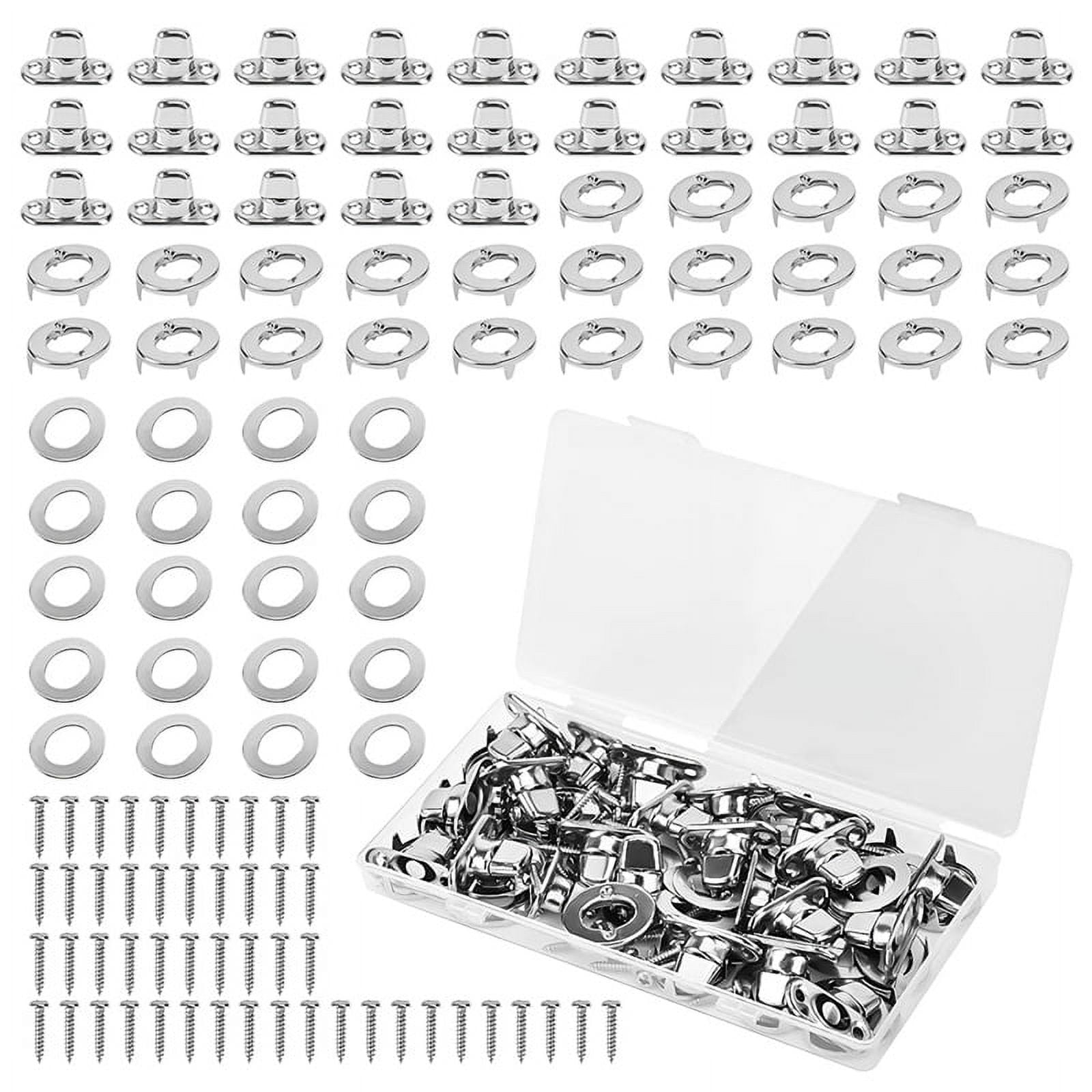 25 Sets Marine Grade Twist Lock Fasteners Turn Button Eyelet, Stud and ...