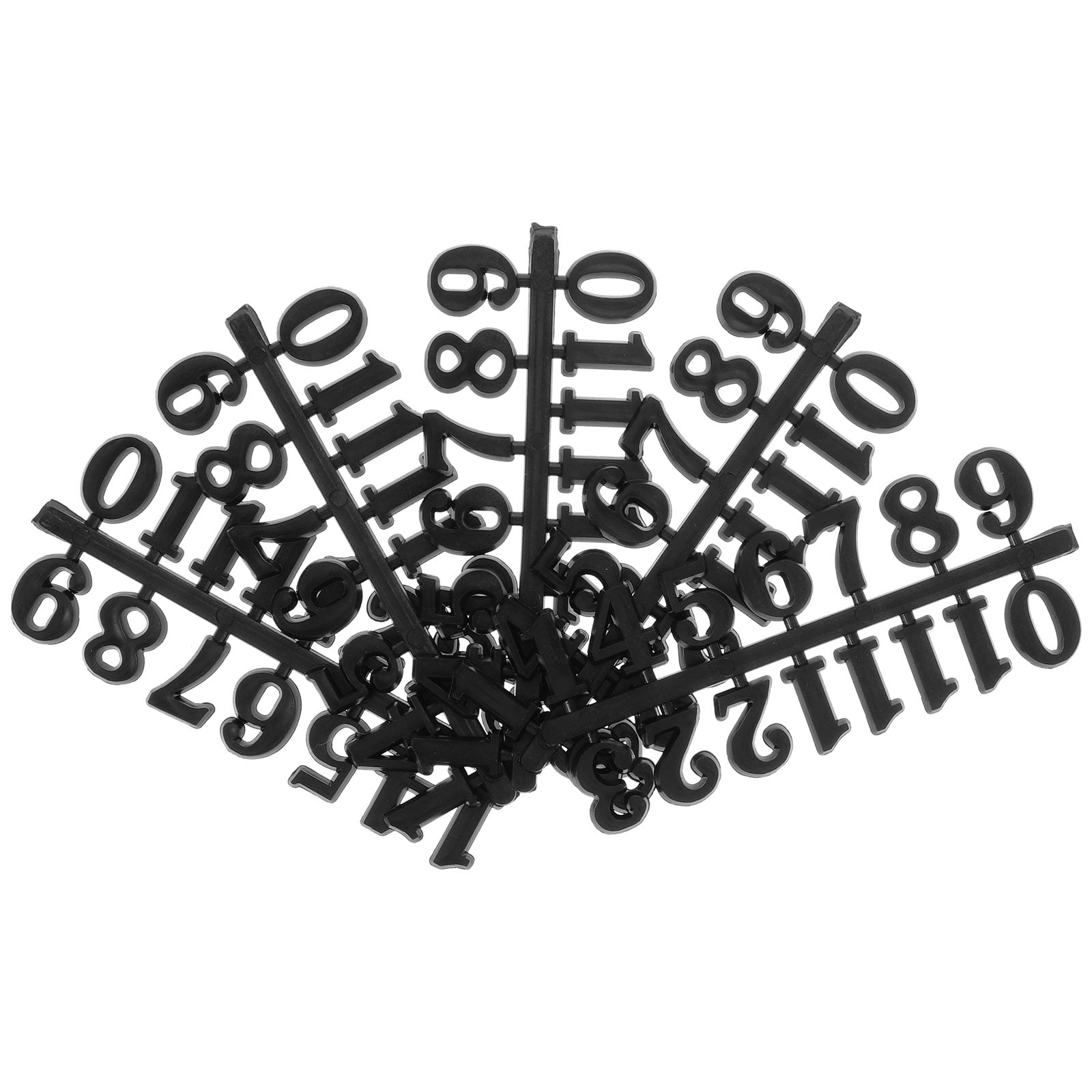 25 Sets Replacement Clock Number DIY Clock Number Digital Clock Numbers ...