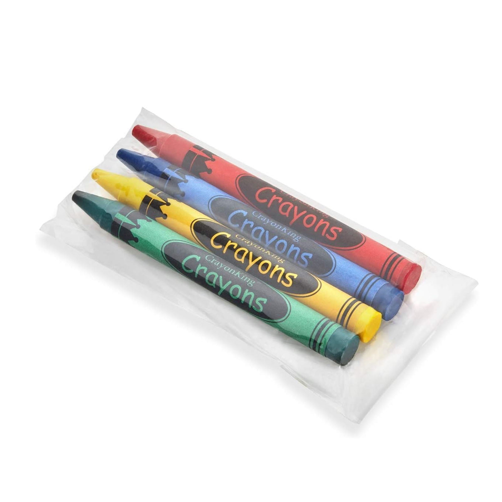25 Sets of 4-Packs (100 Bulk Crayons) – Individually Wrapped, Perfect ...