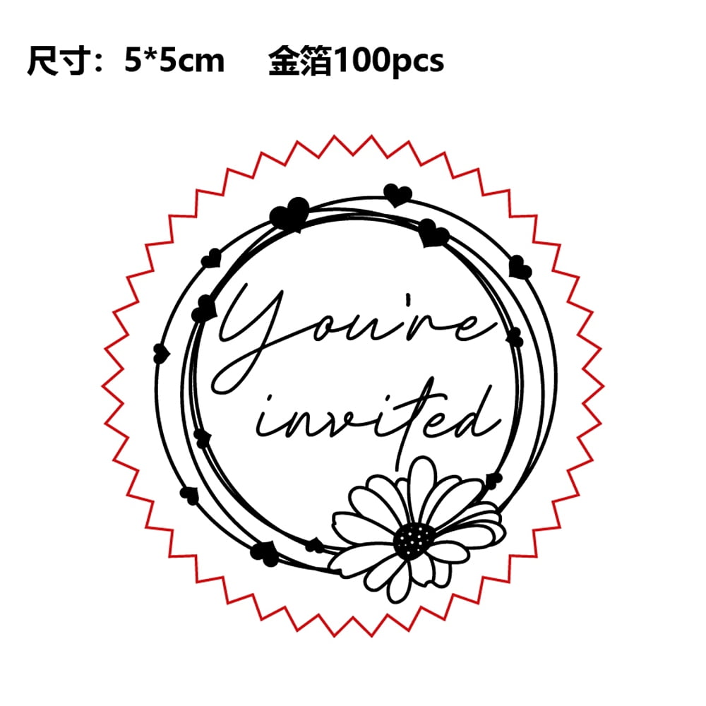 25 Sheet Self Adhesive Gold Decoration Sticker Word Foil Embossed ...