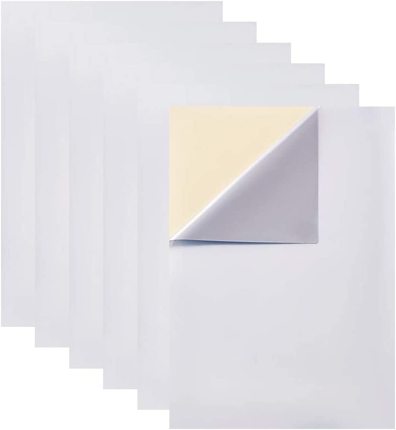 25 Sheets 8.3" x 11.8" A4 Size Silver Laser Printer Removable Labels ...