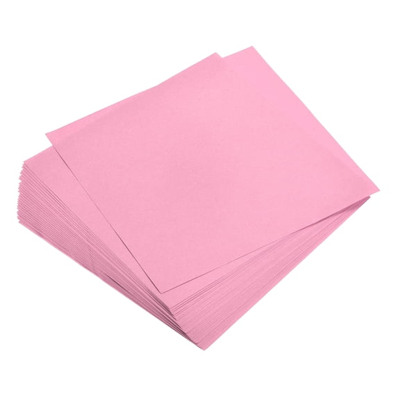 25 Sheets 8x8 Inch Origami Paper Double Sided Pink Square Sheet for Art ...