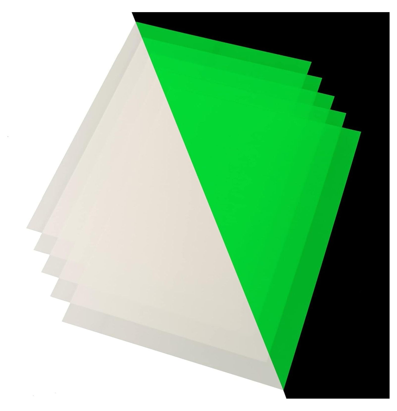 25 Sheets A4 Glow In The Dark Rechargeable Photoluminescent Luminous ...