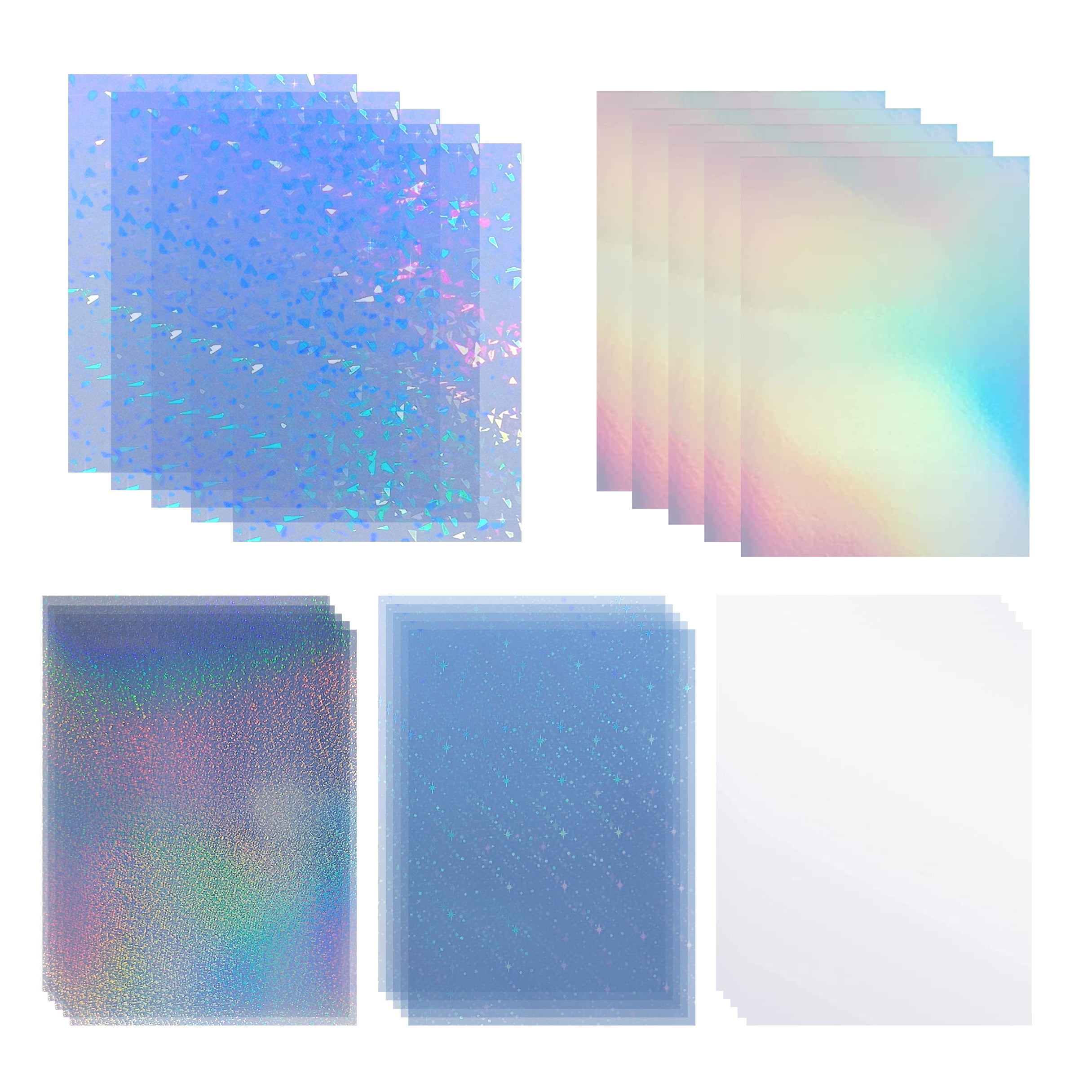 Walmart 25 Sheets A4 Size Transparent Paper, Self Laminate, Glitter ...
