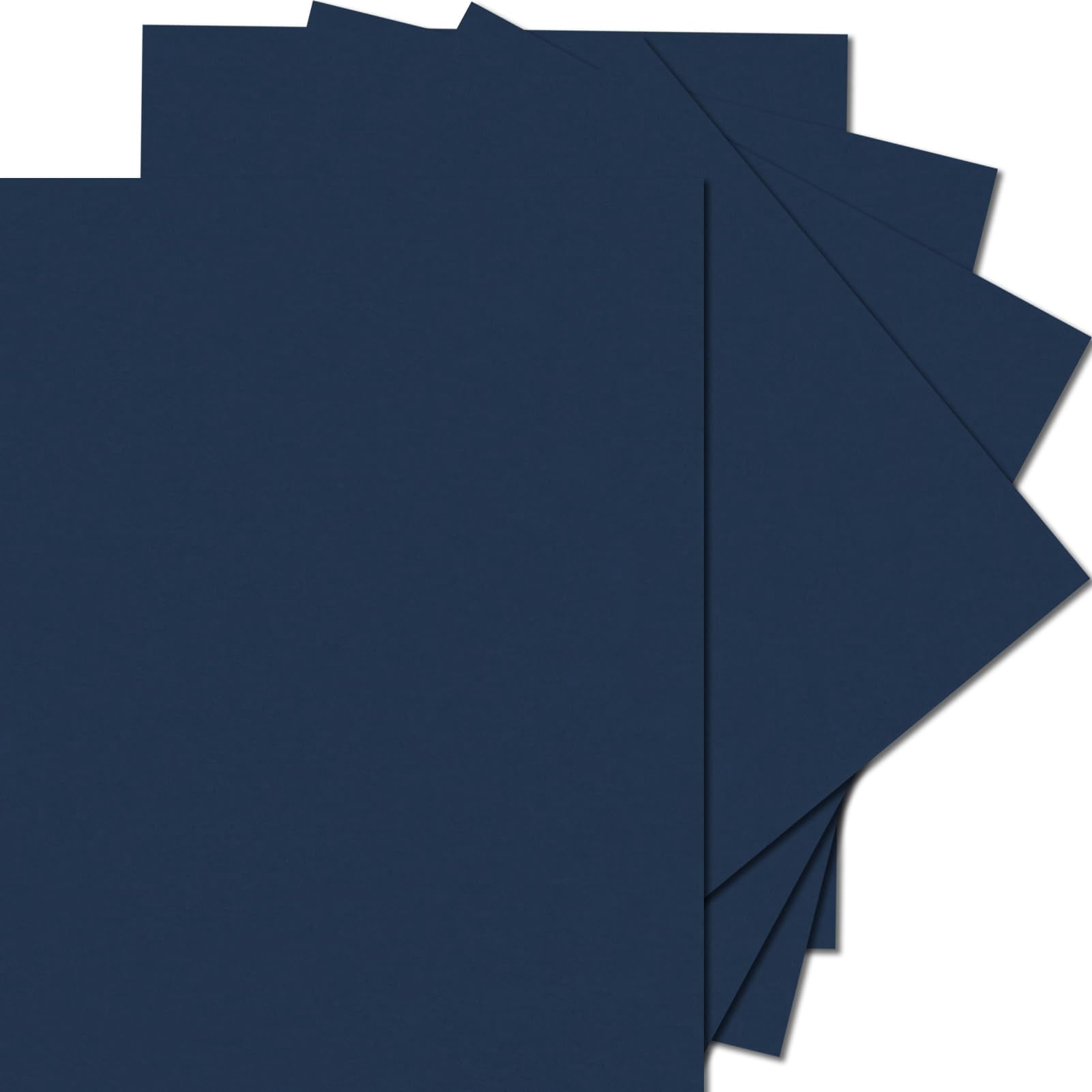25 Sheets Navy Blue MFF30 Cardstock Paper 8.5 x 11 inches, 250 GSM/92 ...