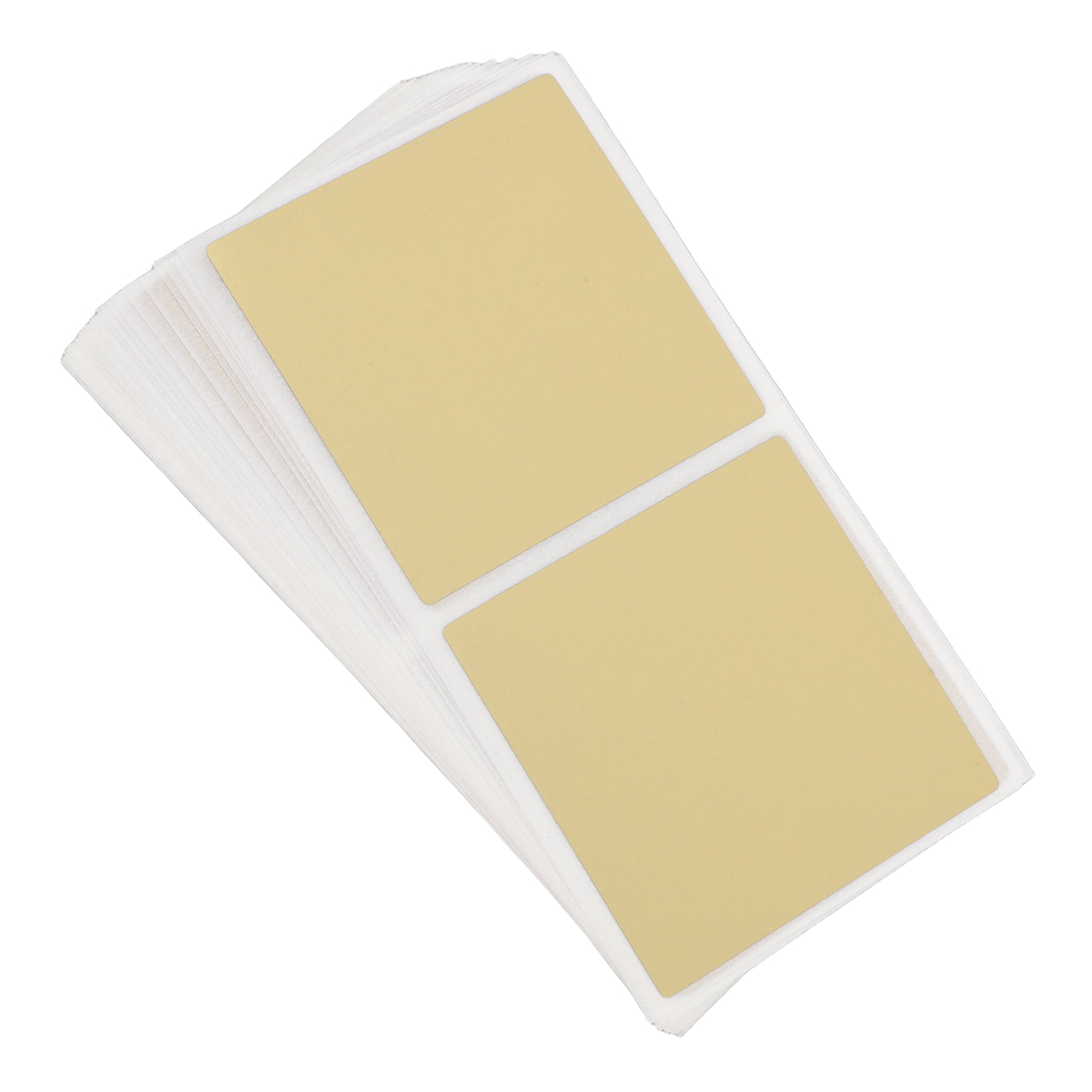 25 Sheets Scratch off Labels Stickers Lottery Greeting Card Golden ...