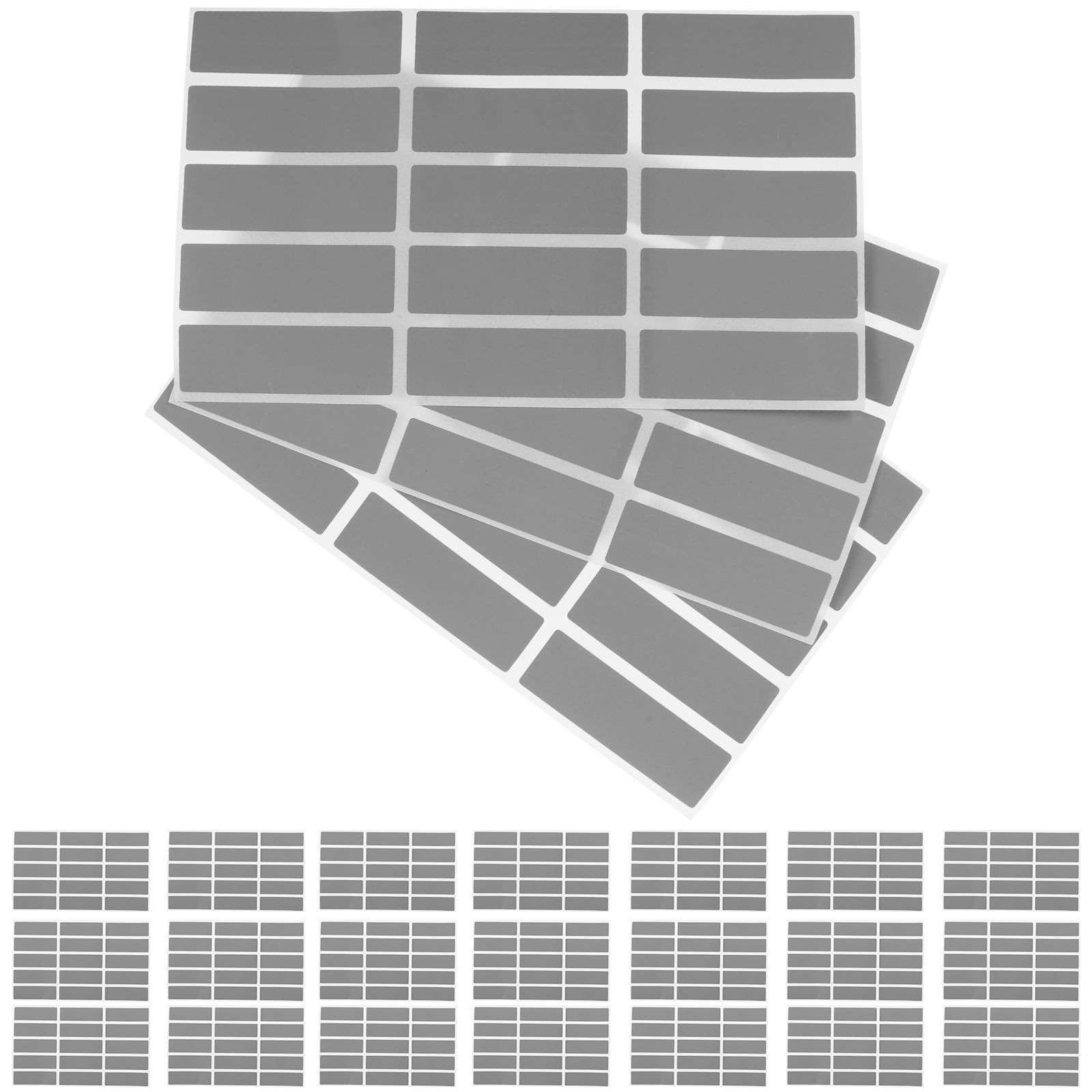 25 Sheets Scratch off Stickers Labels for Storage Bins Removable Nail ...