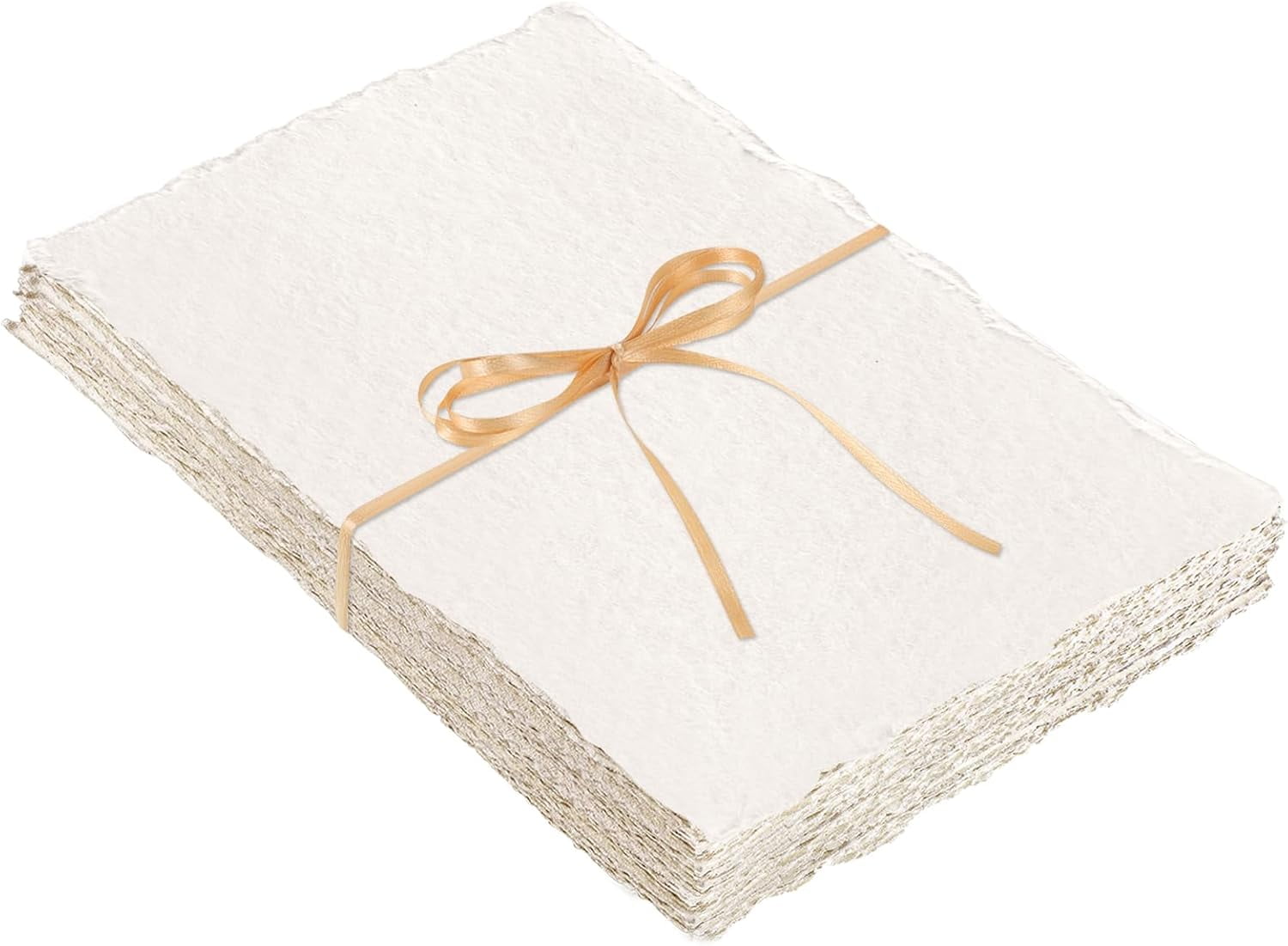 25 Sheets Watercolor Paper, 300 GSM Deckled Edge Paper 7.5 x 11.5 inch ...