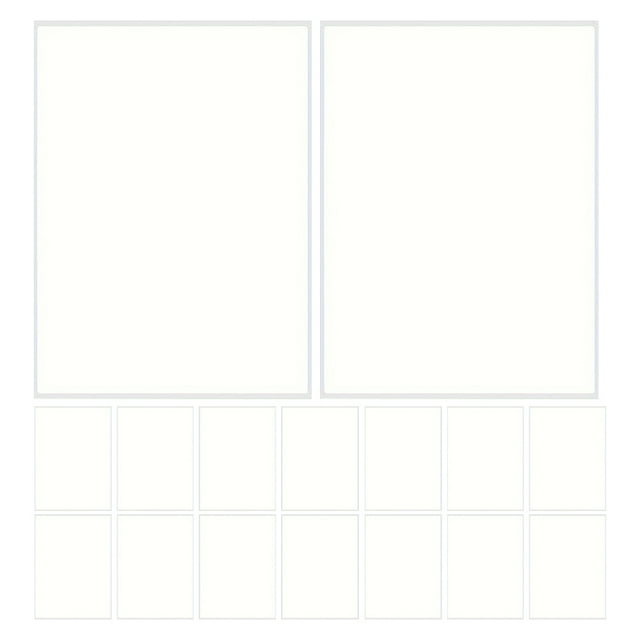 25 Sheets Waterproof Handwritten Adhesive Rectangle Labels for Storage ...
