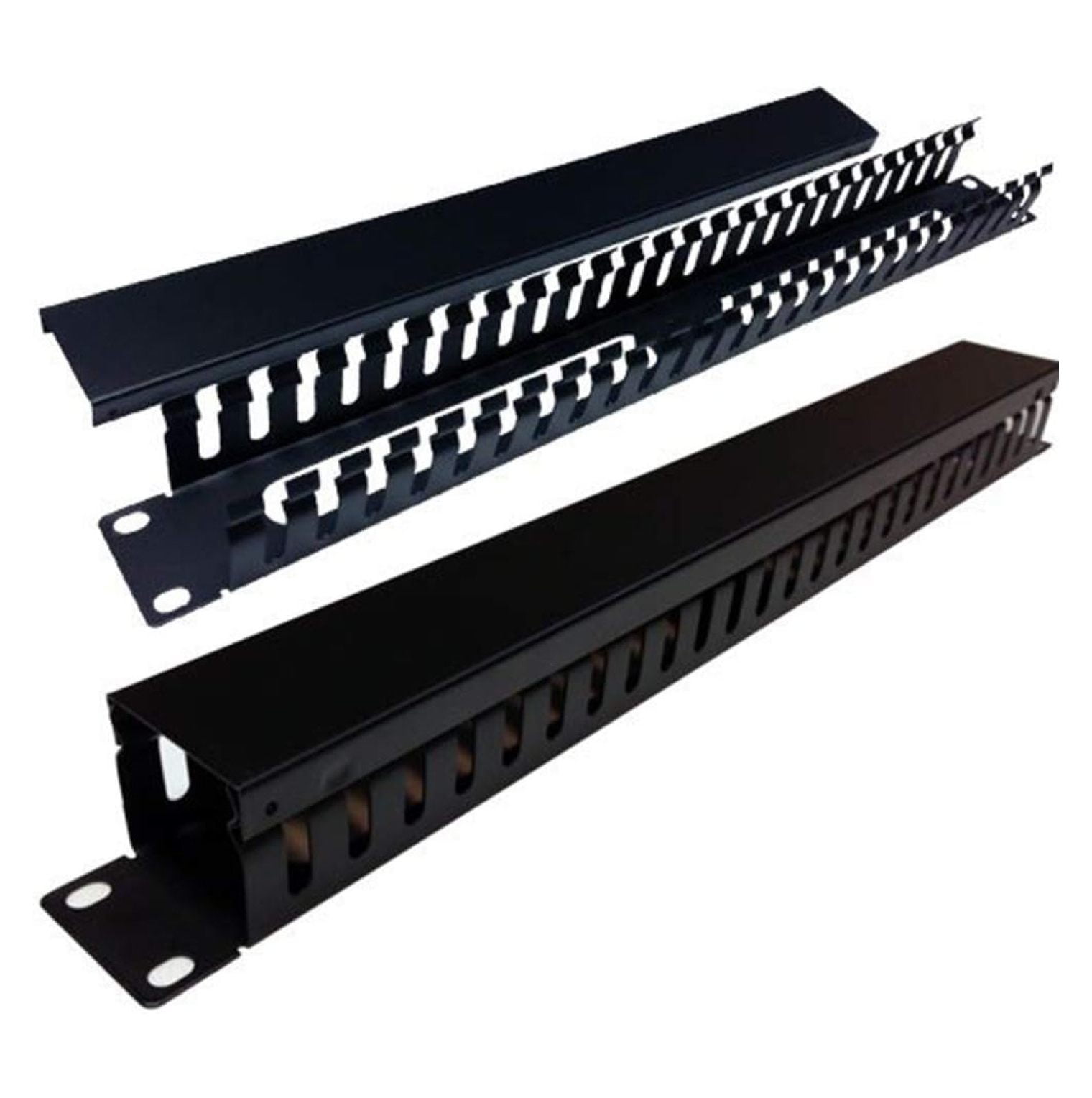 25 Slot Cable Manager 1U Server Rack Wire Management System (small ...