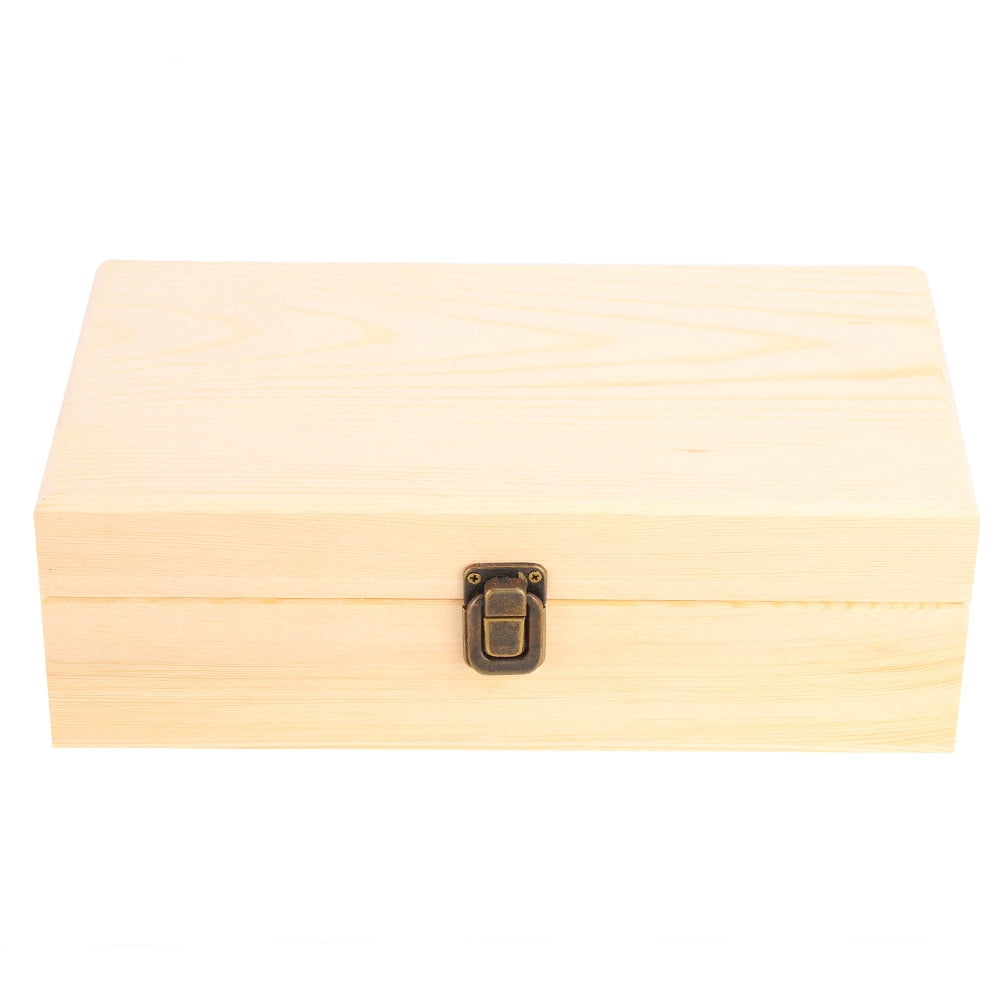25 Slots Solid Wood Essential Oil Storage Box Aroma Essential Oil ...