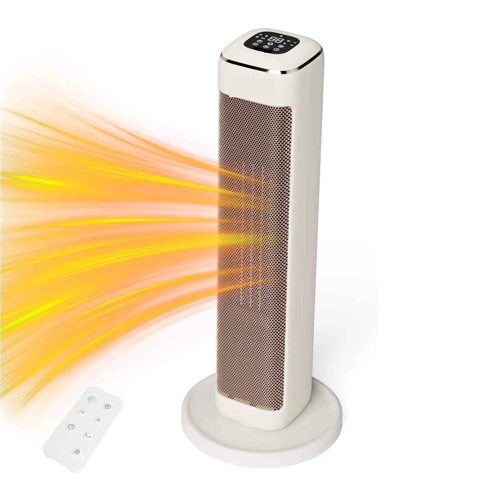 25" Space Heater For Indoor Use Large Room, Ceramic Tower Electric ...