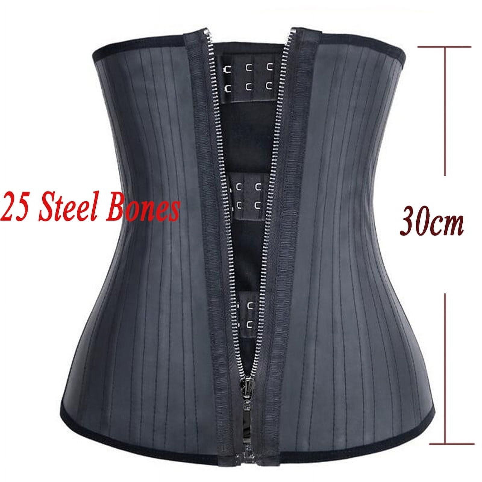 25 Steel Bone Waist Trainer Stomach Slimming Belt Modeling Straps ...