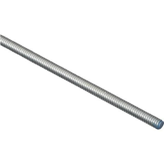 (25)- Steel Zinc Pltd 1/4" Dia X 2' Construct-it Redi Bolt Threaded Rod ...