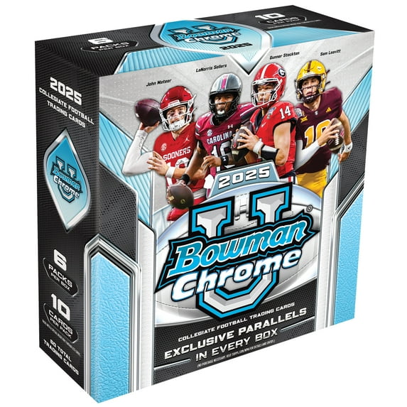 Bowman, 2025 Bowman U Chrome Football, Factory Sealed Mega Box ...