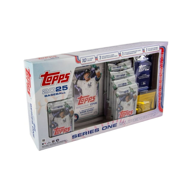 2025 Topps Series 1 Baseball Trading Cards Super Box - Walmart.com