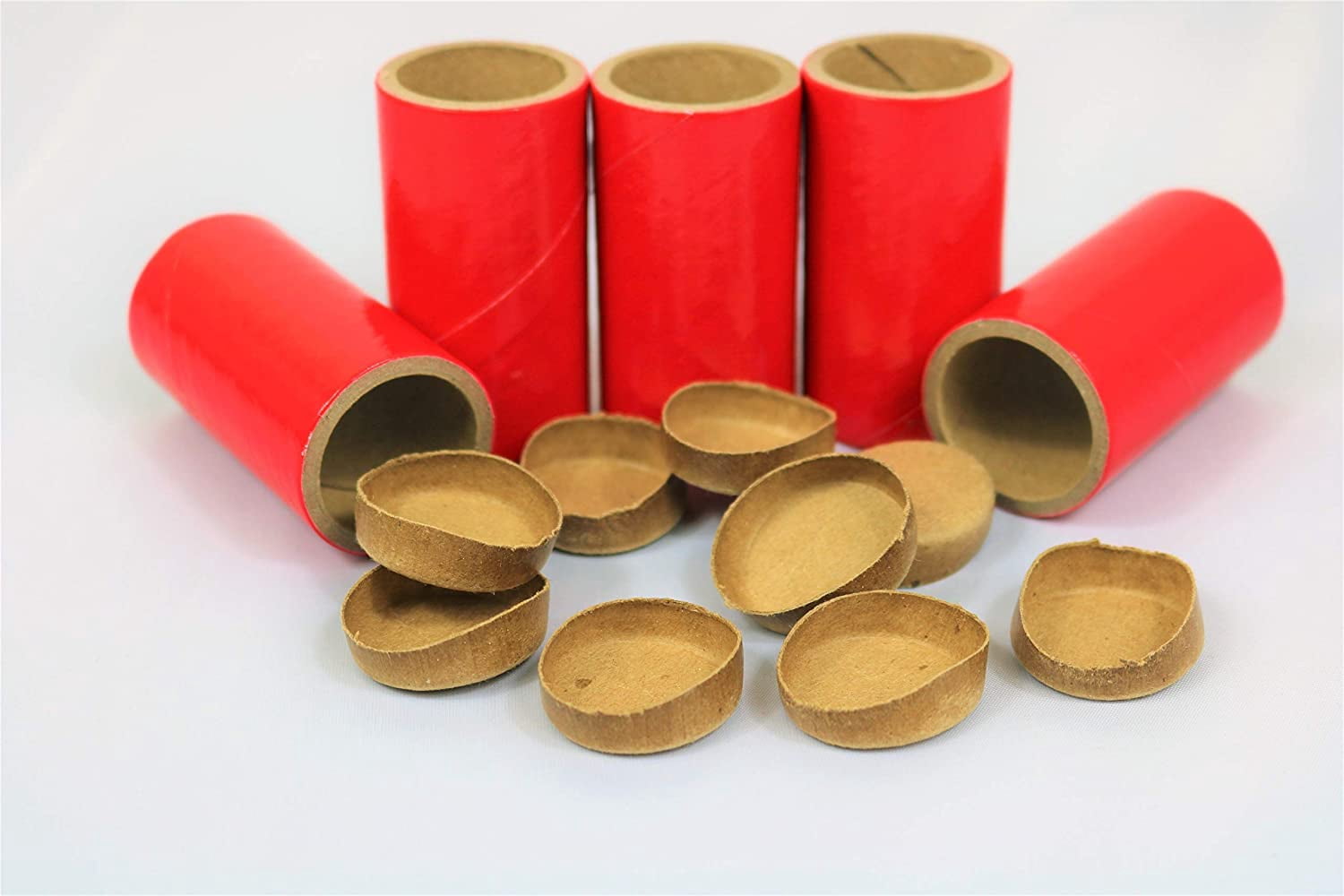 25 Thick WALLED SALUTE Firework Tubes Shells 1" x 2-1/2" x 1/8" & 50 ...