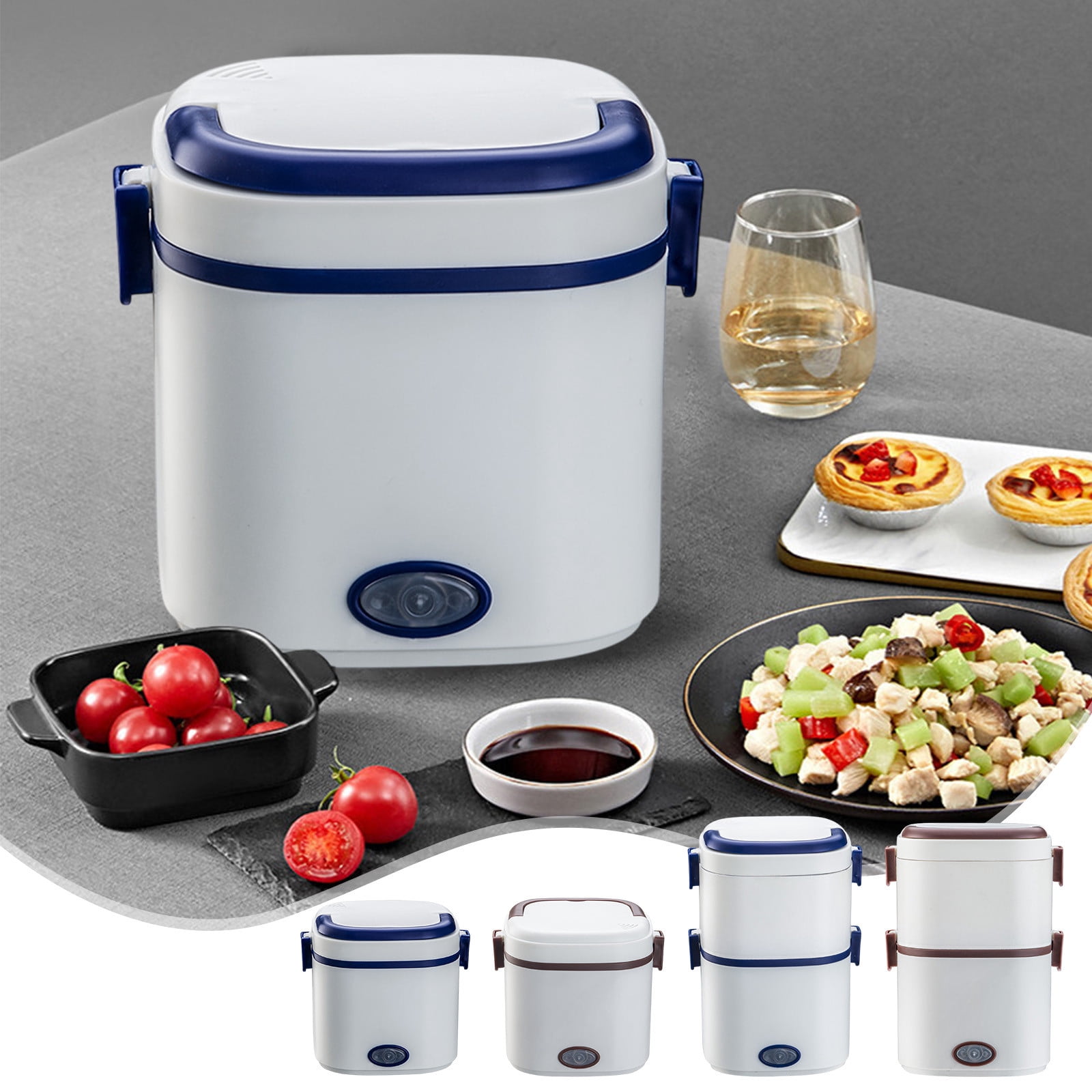 Under 25, Topliu Stainless Steel Lunch Box 1.8l Car Insulation Display ...
