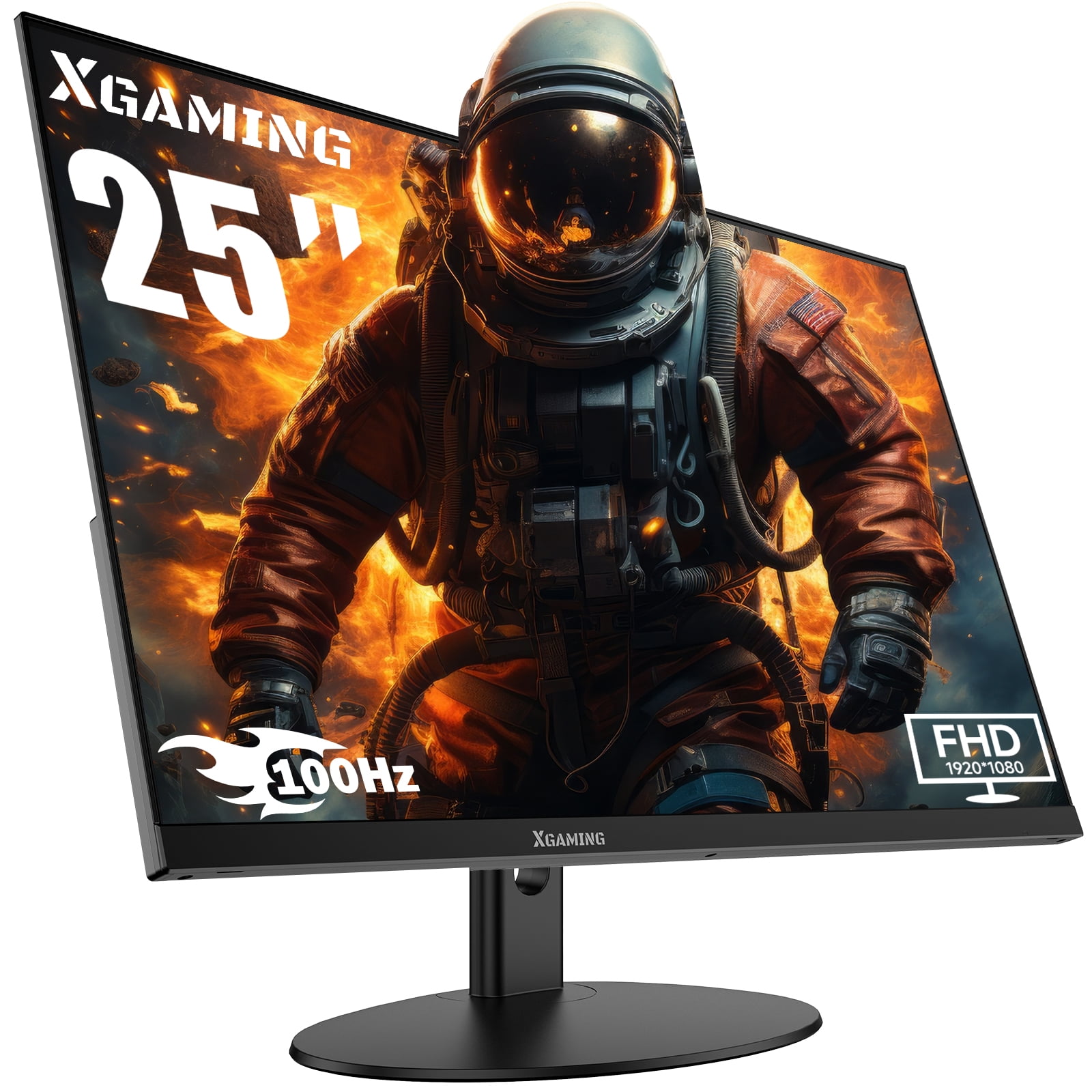 25" Ultra Thin 100Hz Gaming Monitor, Xgaming 3-Side Borderless FHD ...