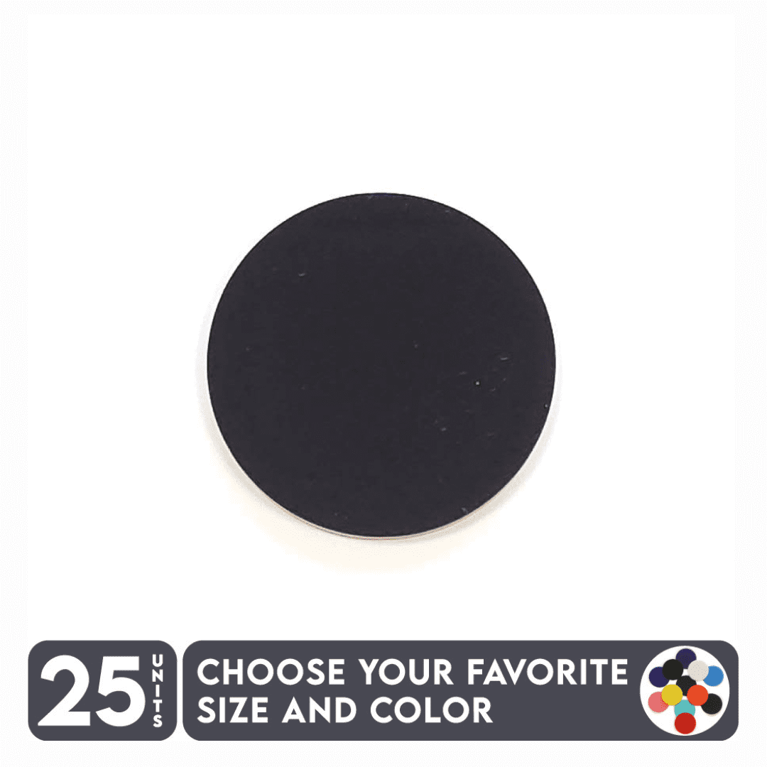25 Units Acrylic Circle Blanks 1/8" Thick – Clear or Solid Color ...