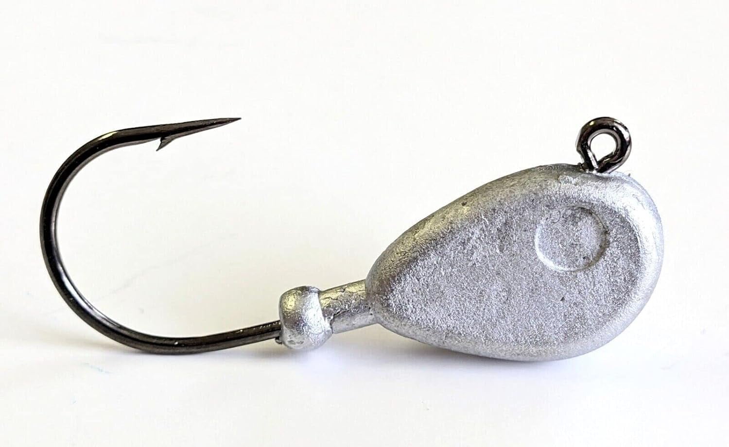 25 Unpainted "Bean" Blackfish Jig Head Flathead Lure Ultra Point Hook 1 ...