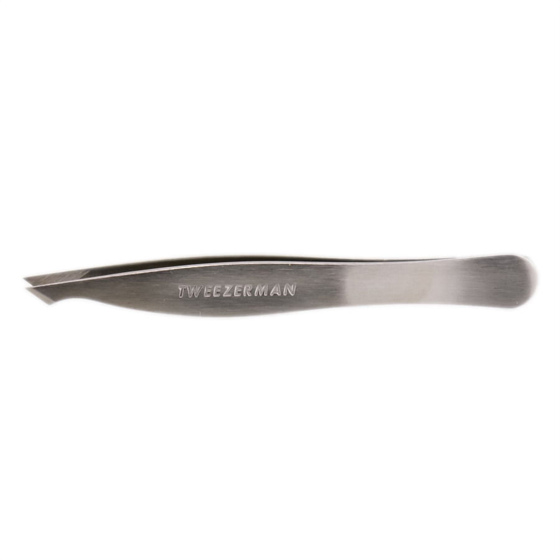 Tweezerman Professional Pointed Slant Tweezer for Beauty, Eyebrow ...