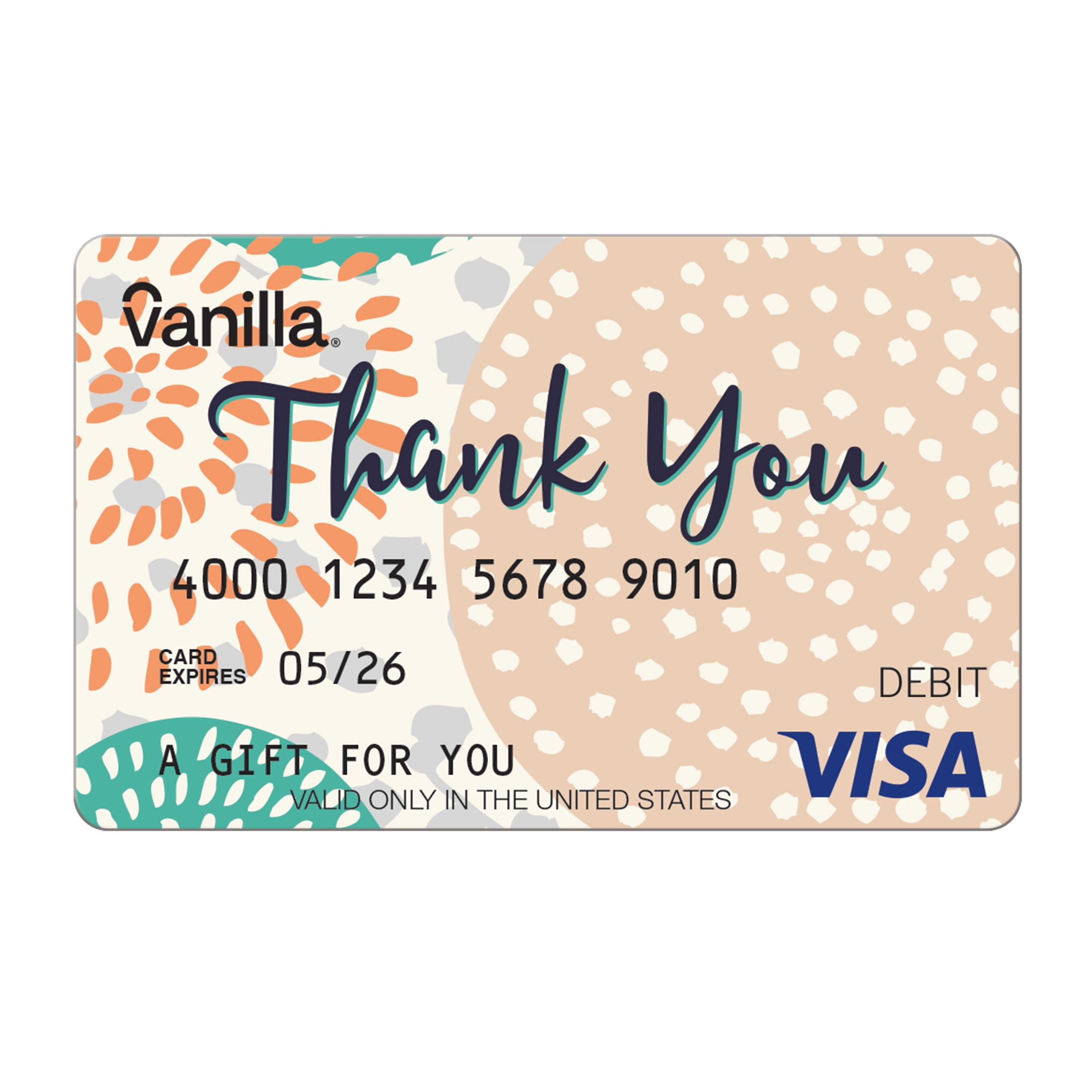 100 Vanilla Visa Thank You eGift Card plus 5.44 Purchase Fee Walmart