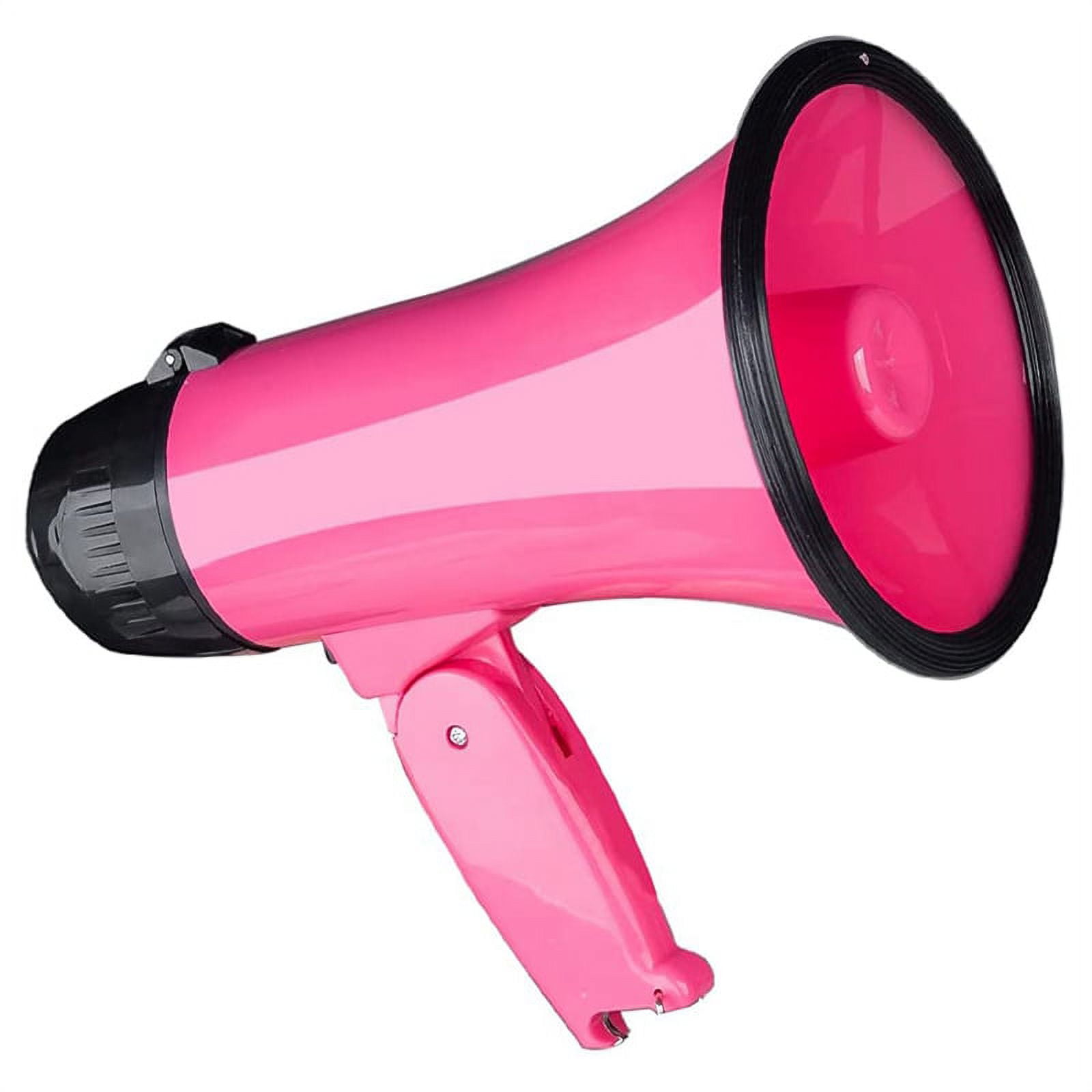 25 Watt Compact Speaker PA Bullhorn - with Built-in Siren, Voice ...