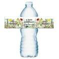 25 Wildflower Baby Shower Water Bottle Labels; Baby in Bloom Sprinkle ...