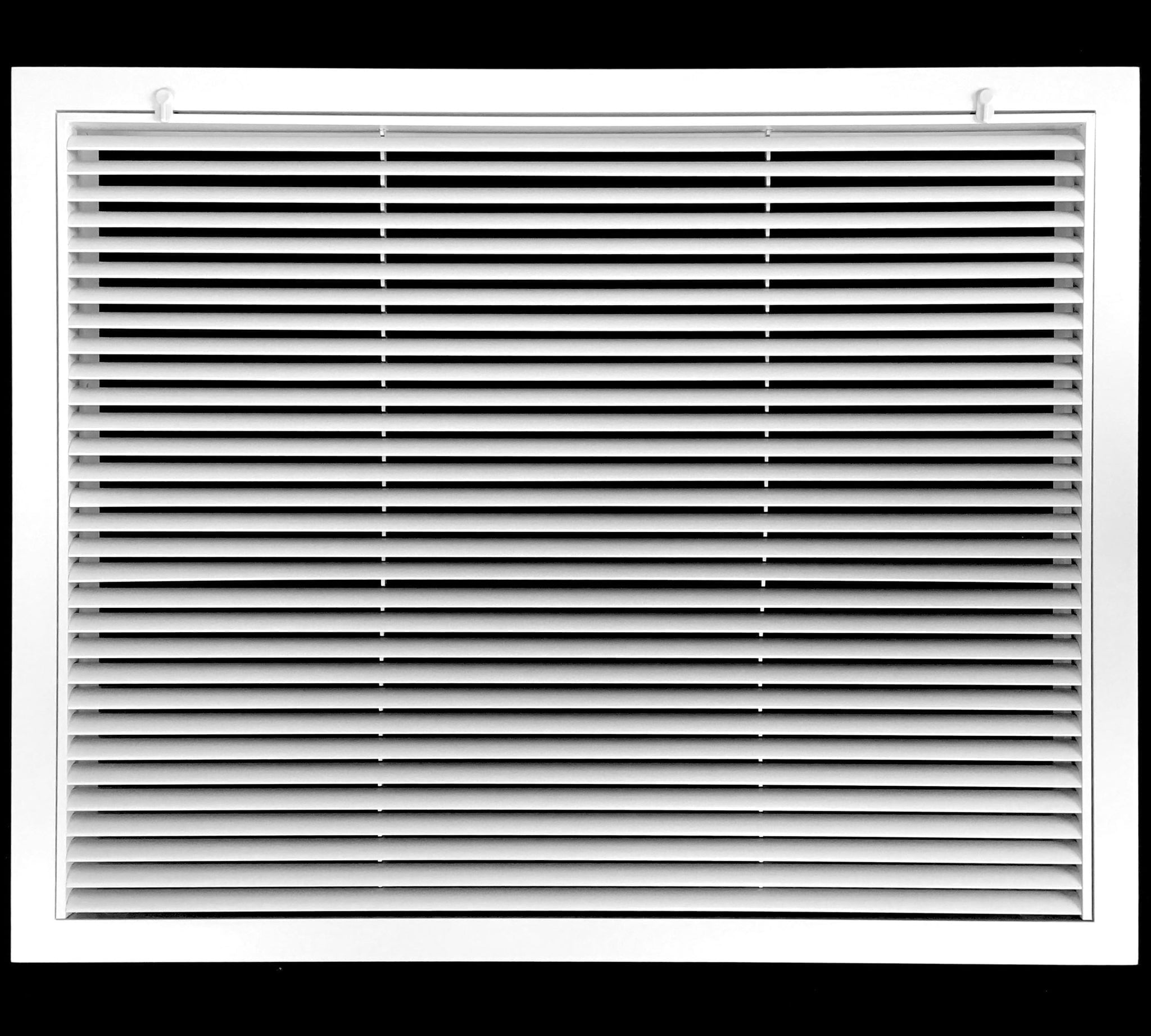 25" X 25" Aluminum Return Filter Grille - Easy Airflow - Linear Bar ...