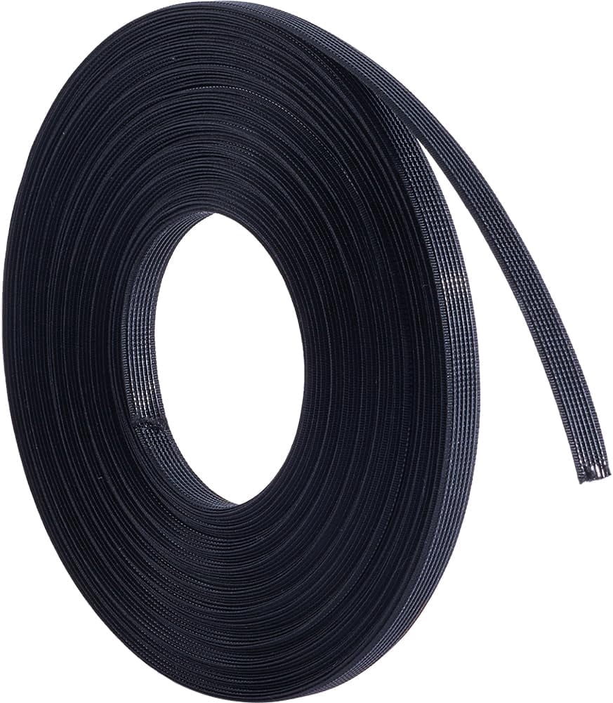 25 Yards Black Polyester Boning 10mm Wide High Density Corset Boning ...
